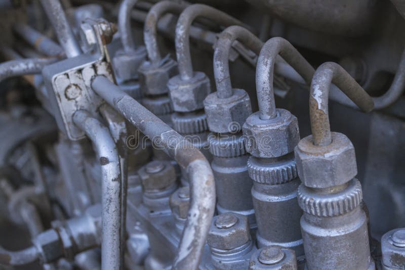 Used Engine Parts with Rust Imagem de Stock - Imagem de problema ...