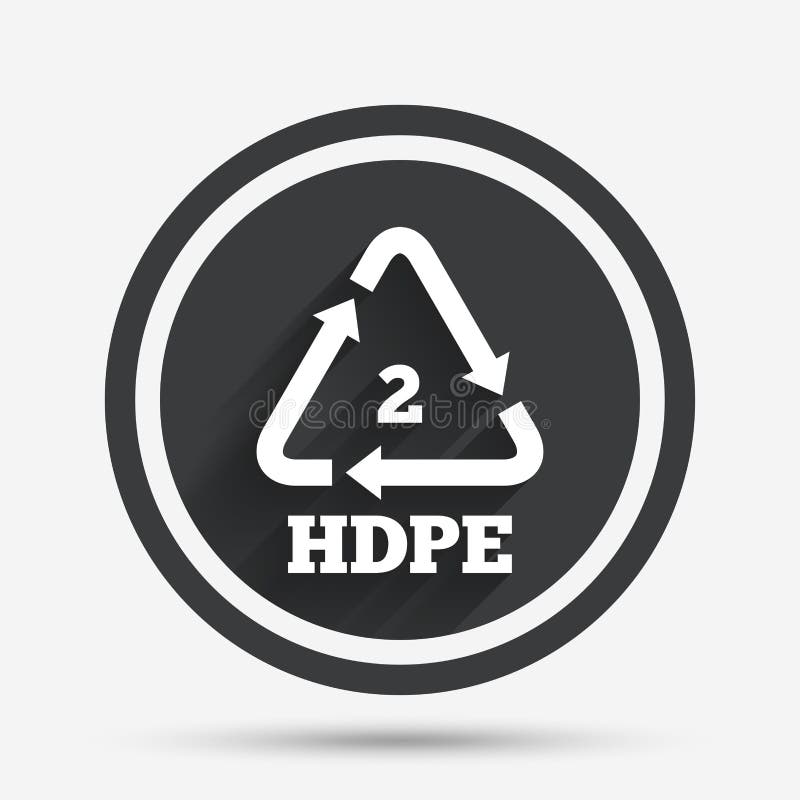 Symbols for Marking Types of Plastic Stock Vector - Illustration of ...