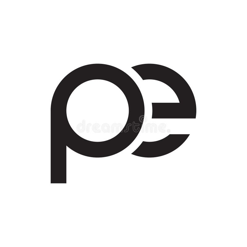 Pe Initial Letter Vector Logo Icon Stock Vector - Illustration of sign ... Pe Initial Letter Vector Logo Icon Stock Vector - Illustration of sign ...