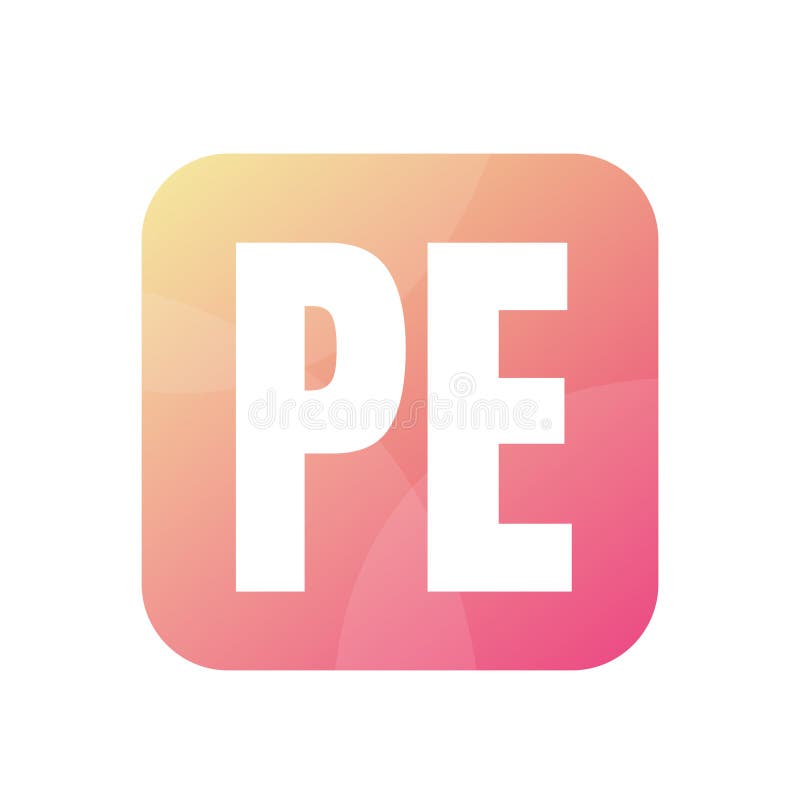 Pe Letter Logo Stock Illustrations – 1,722 Pe Letter Logo Stock ...
