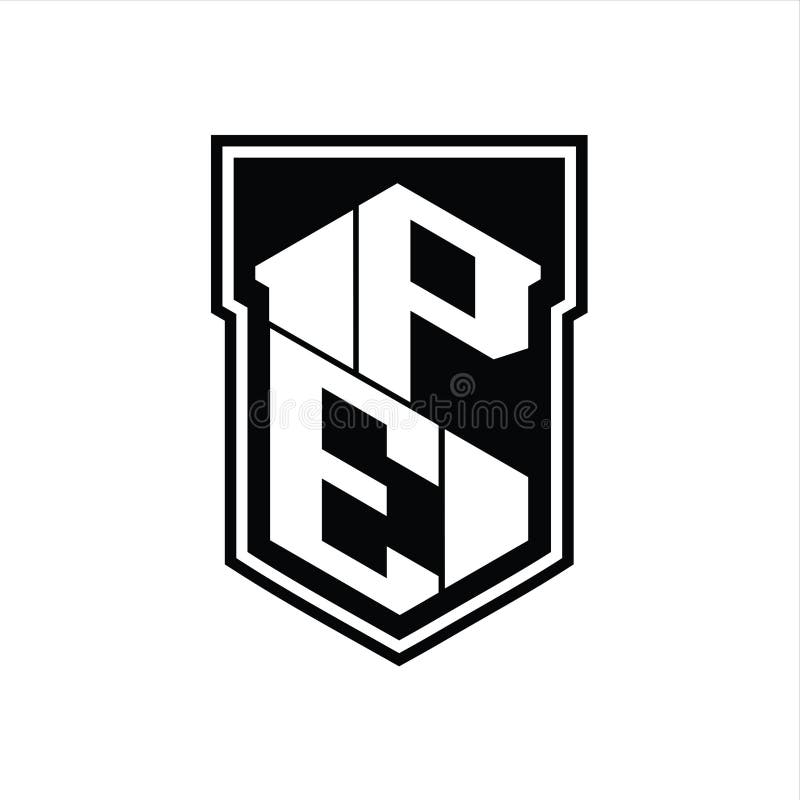 Pe Letter Logo Stock Illustrations – 1,662 Pe Letter Logo Stock ...