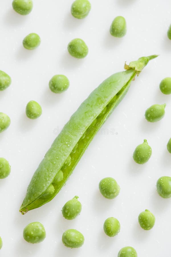 Pea pod stock image. Image of inside, legumens, peas - 12551021