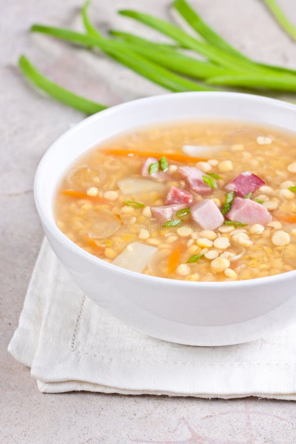 Pea soup stock photo. Image of vegetarian, starter, gold - 17584380