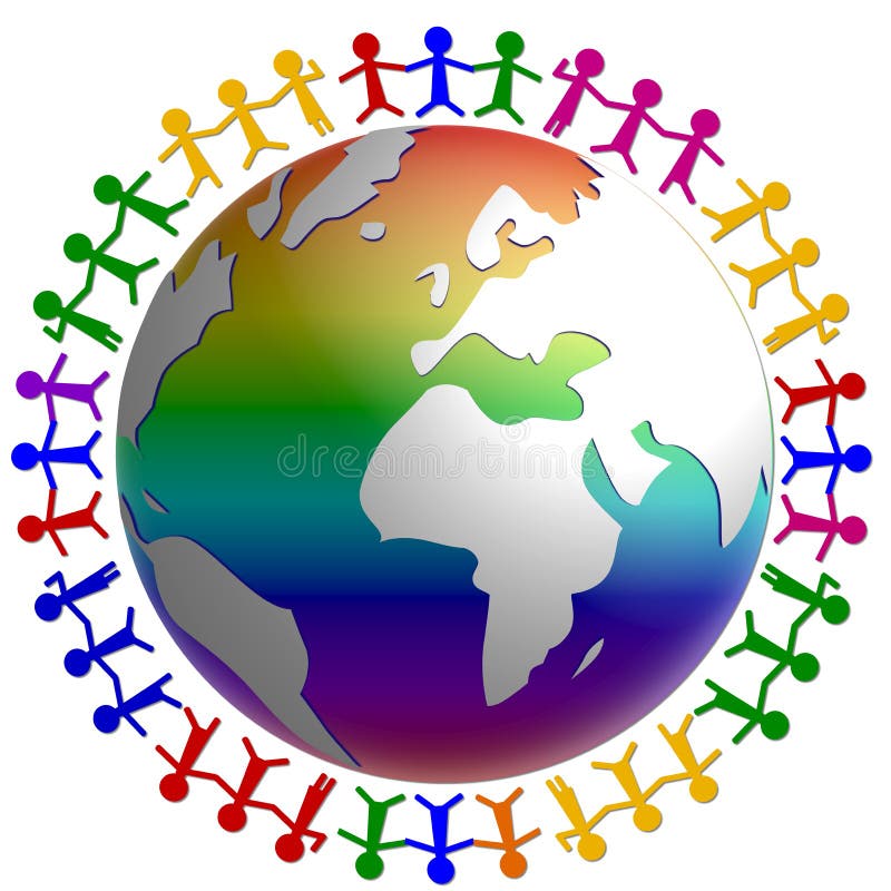 World Peace stock illustration. Illustration of world - 5206571