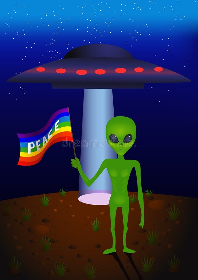 Aliens and ufo stock illustration. Illustration of eclipse - 15438212