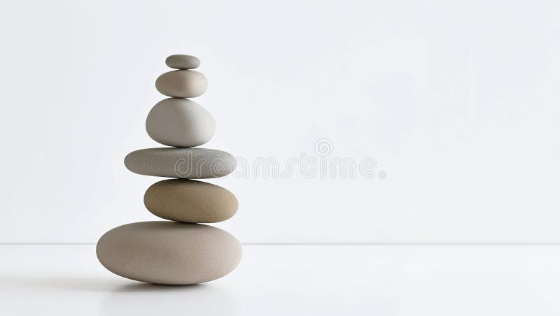 Peace, Balance, Zen and Tranquility Minimalistic Background with Copy ...