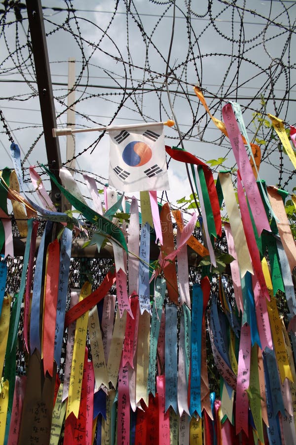 Peace Banners in South Korea Editorial Photo - Image of flag, south ...