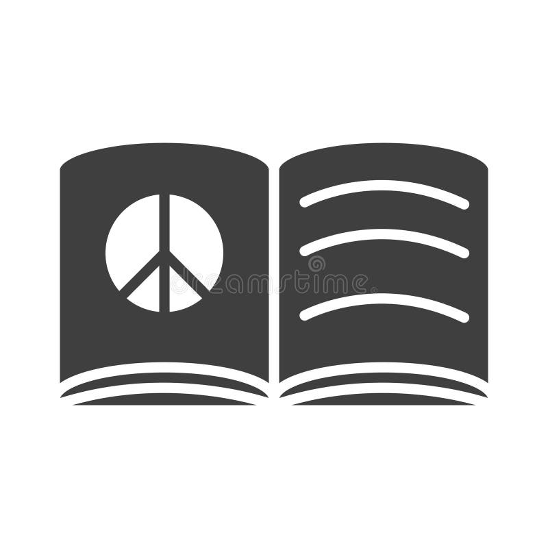Peace Book Organization, Human Rights Day, Silhouette Icon Design Stock ...