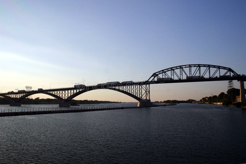 Deh Cho Bridge, Fort Providence, NWT, Canada Stock Image - Image of ...