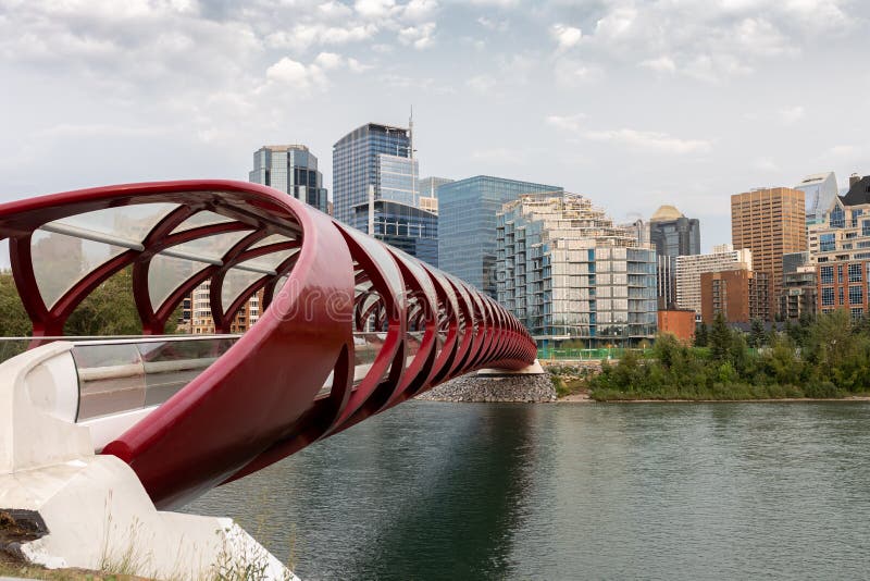 Pedestrian Peace Bridge and Rike Park in Tbilisi, Georgia Editorial ...