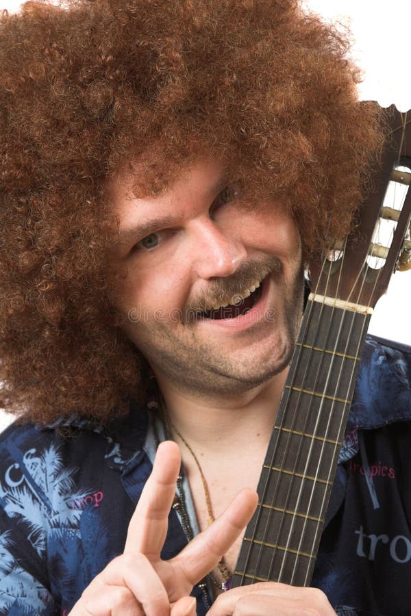 Peace brother! stock image. Image of face, moustache, beatnik - 697703