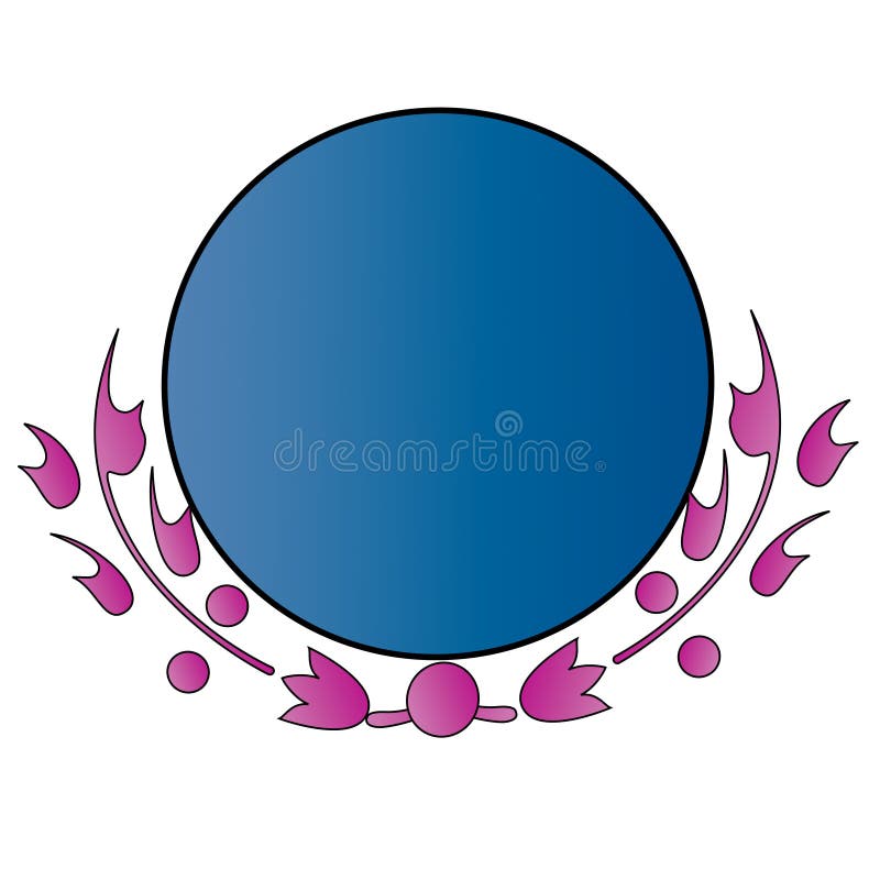 Peace circle stock illustration. Illustration of blue - 5791376