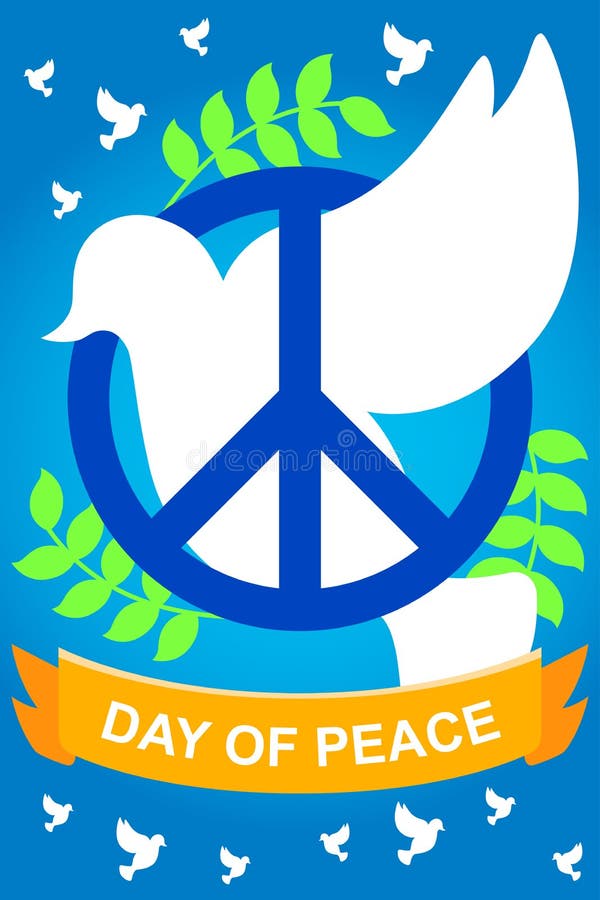 Peace Concept Vector Illustration Stock Vector - Illustration of dove ...