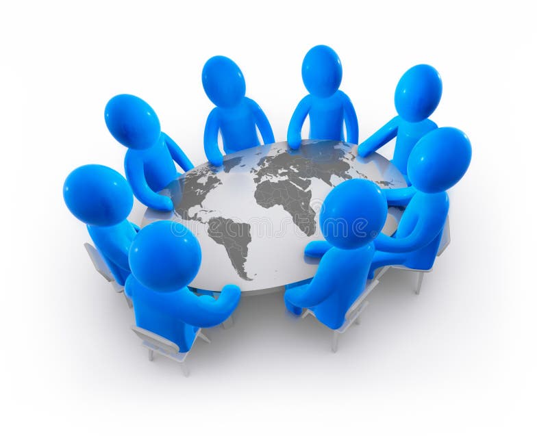 Peace conference stock illustration. Illustration of teamwork - 11545819