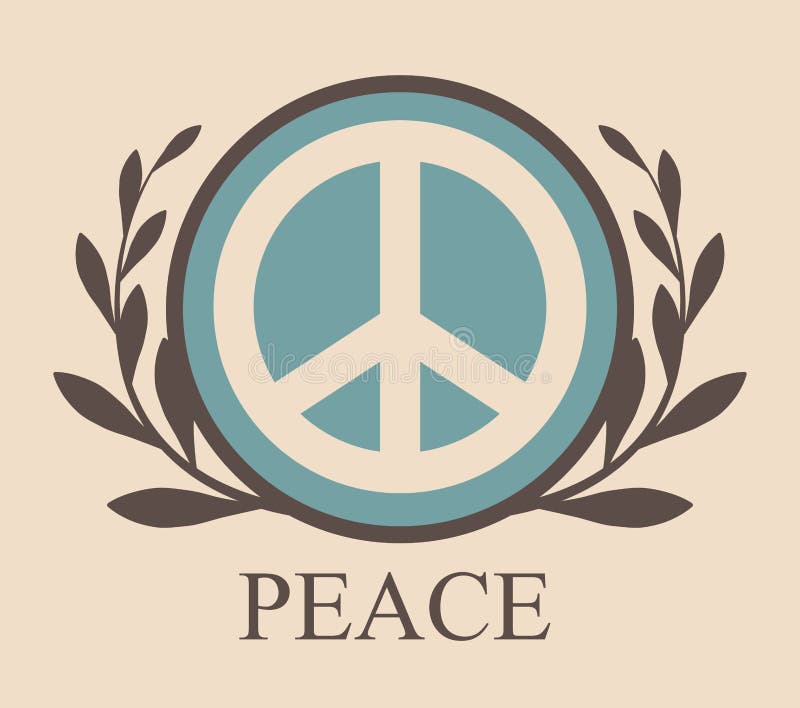 Peace design stock vector. Illustration of concept, love - 58661040