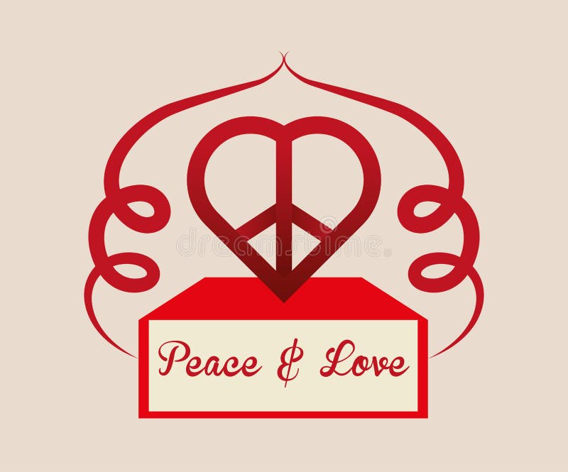 Peace design stock vector. Illustration of cooperation - 58661418