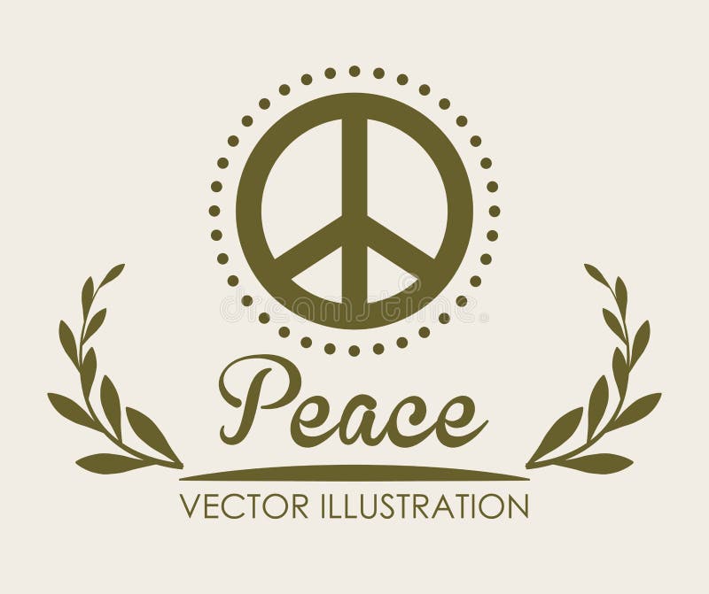 Peace design stock vector. Illustration of together, freedom - 58661460