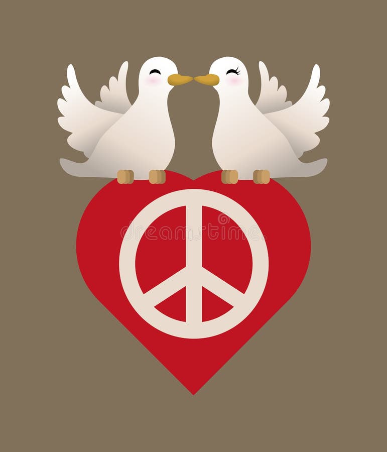 Peace design stock vector. Illustration of international - 58661604