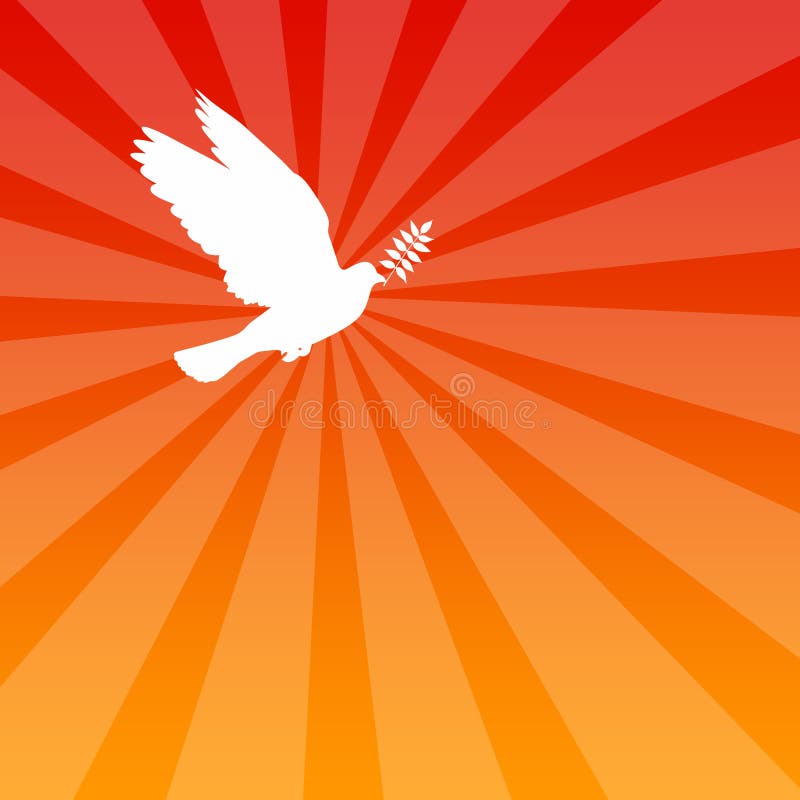 Peace dove stock illustration. Illustration of holy, hopes - 20970348