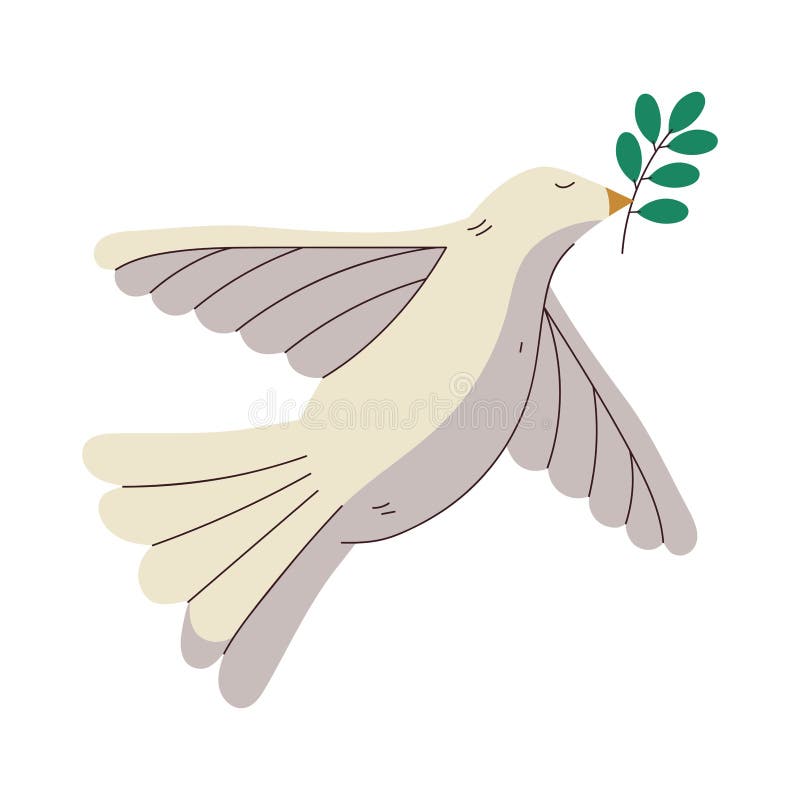 Peace dove illustration stock illustration. Illustration of design ...