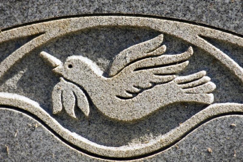 Peace Dove Engraving stock photo. Image of icon, spiritual - 3624162