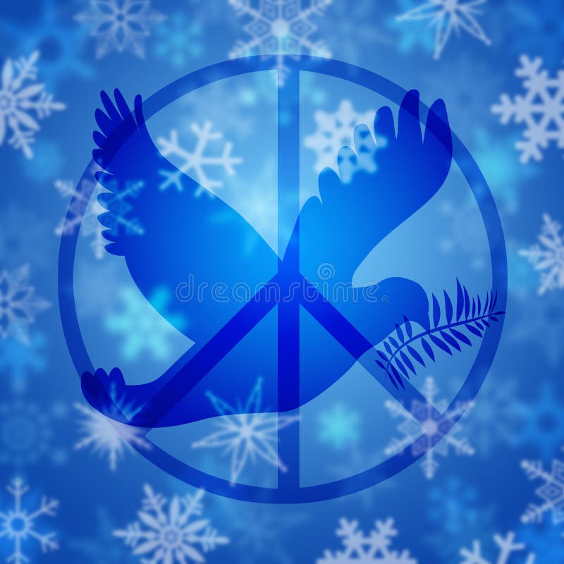 Hand-Drawn Sketchy Doodle Snowflake Peace Sign Stock Vector ...