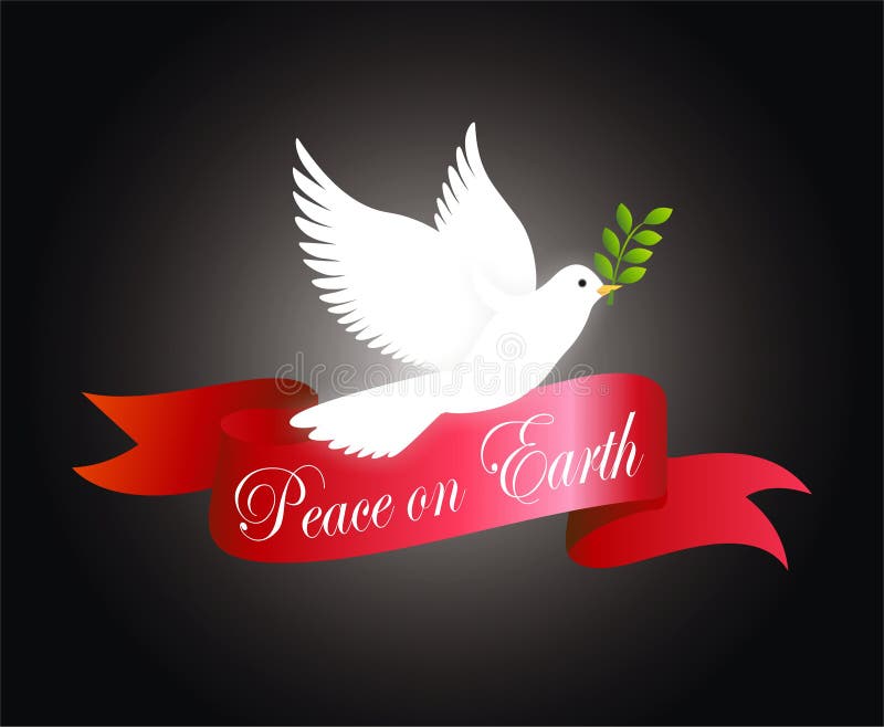 Peace on earth stock illustration. Illustration of flying - 9328674