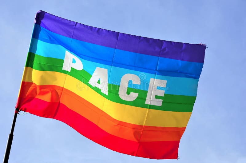 Peace flag stock photo. Image of colors, flag, europe - 25050732