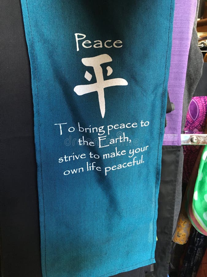 Peace flag editorial photo. Image of drapery, flag, colored - 83585671