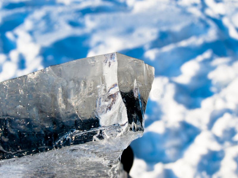 The peace of ice. stock image. Image of season, snow - 12507607