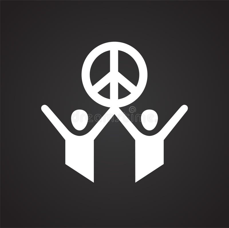 Peace Icon on Background for Graphic and Web Design. Simple Vector Sign ...