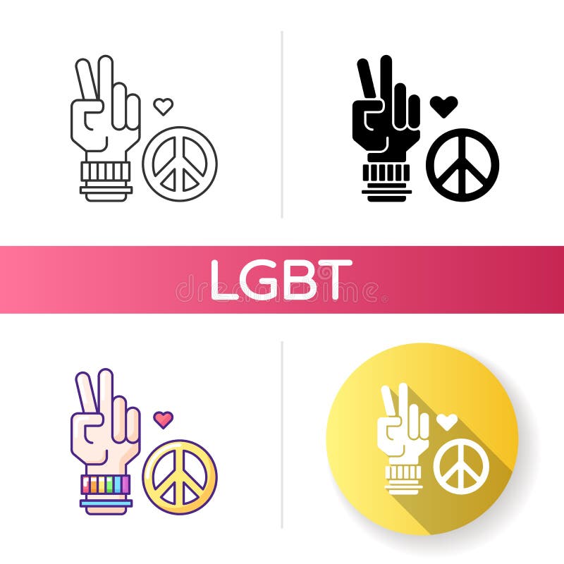 Peace Hand Gesture Color Icon Stock Vector - Illustration of symbol ... Peace Hand Gesture Color Icon Stock Vector - Illustration of symbol ...