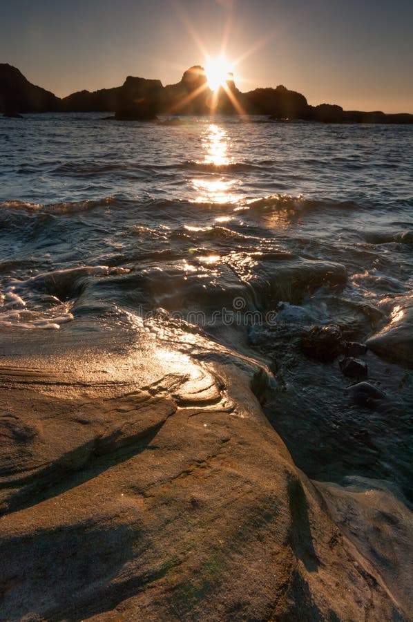 Peace at last stock image. Image of rocks, sunset, oregon - 68541859