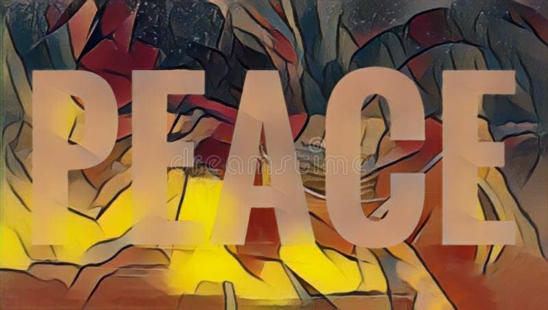 Peace Love Abstract Background Illustrations Stock Illustration ...