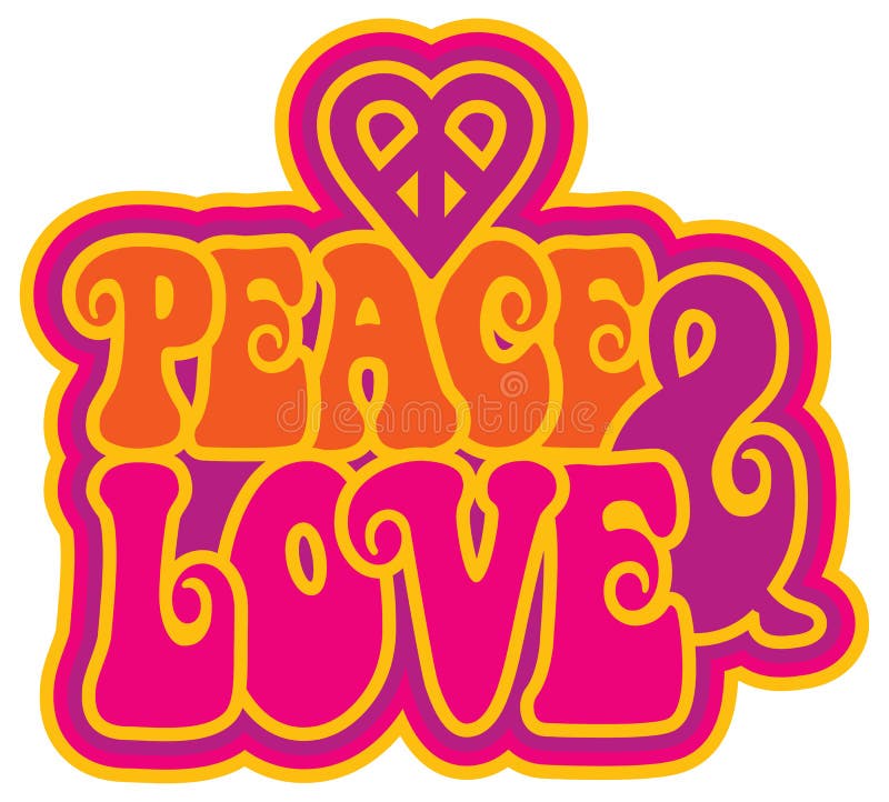 Love Peace Heart stock vector. Illustration of symbol - 27236697