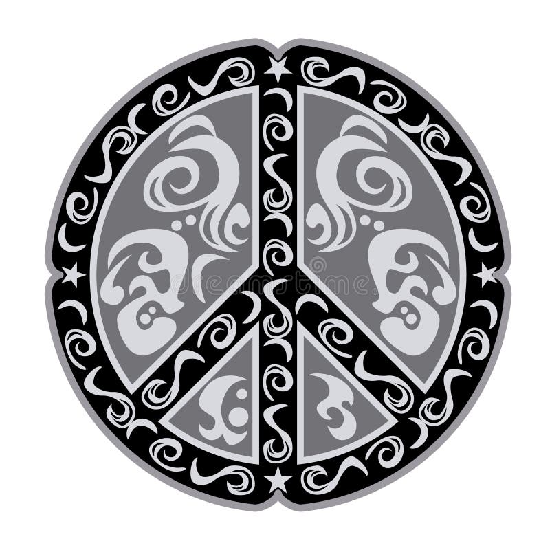 Peace dove stock vector. Illustration of element, color - 18442574