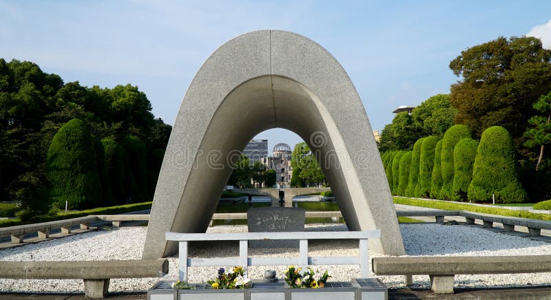 The Peace Memorial Park. Hiroshima, Japan. Editorial Stock Image ...