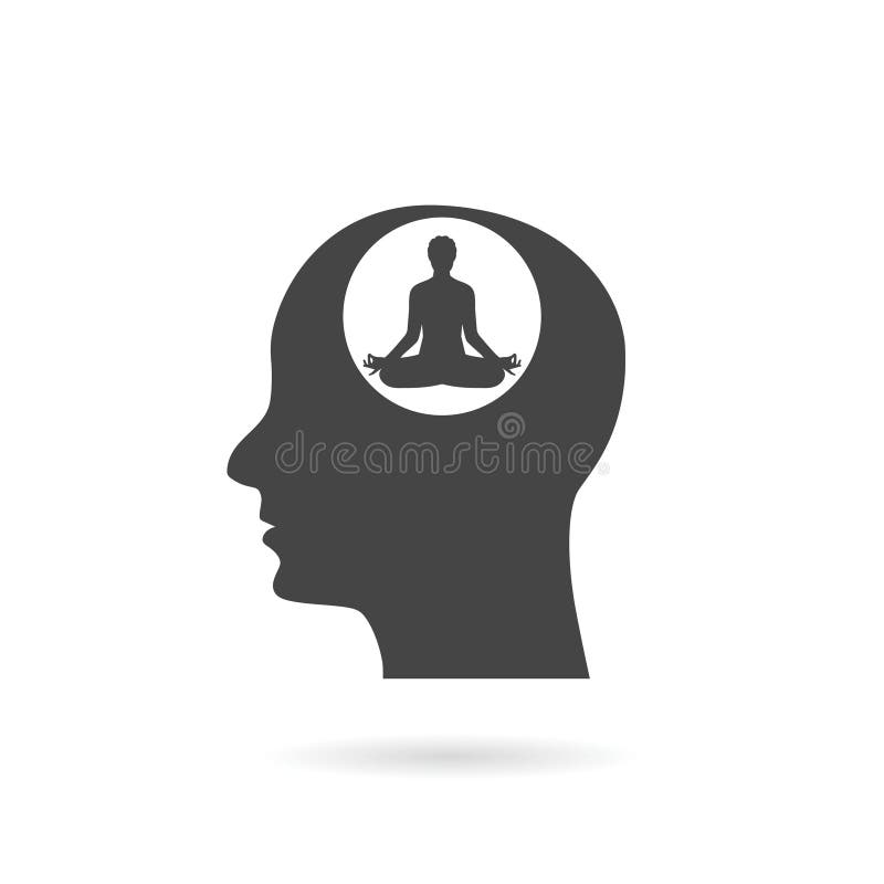 Peaceful Mind Icon, Sign, Logo Stock Vector - Illustration of ...