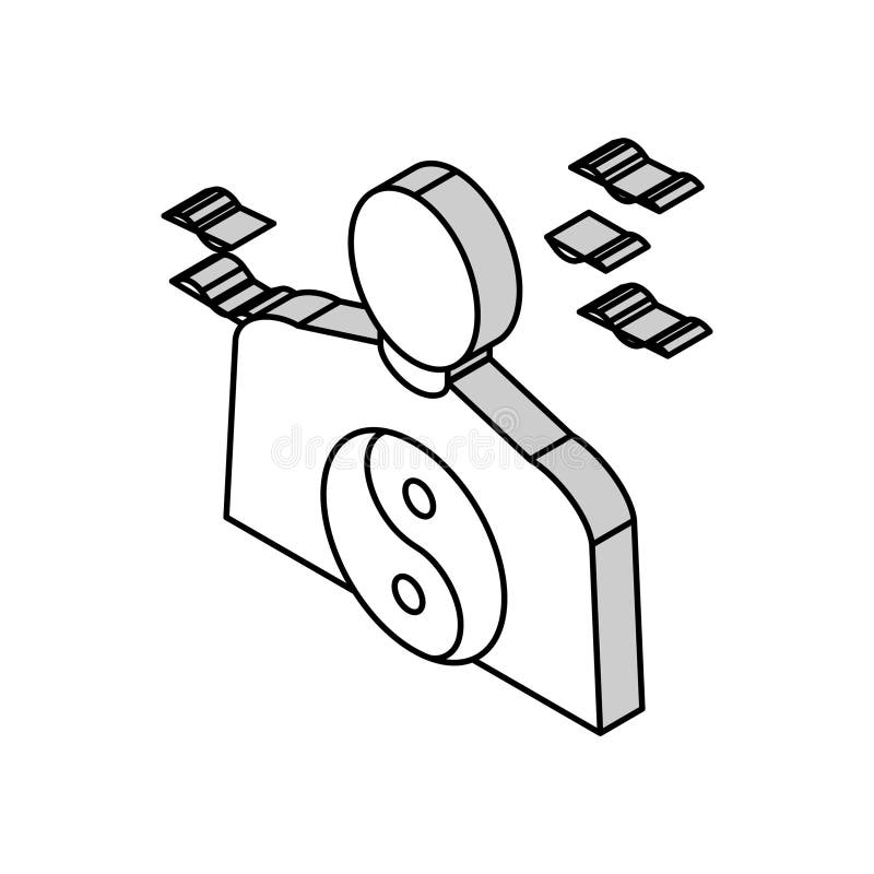 Peace of Mind People Value Isometric Icon Vector Illustration Stock ...