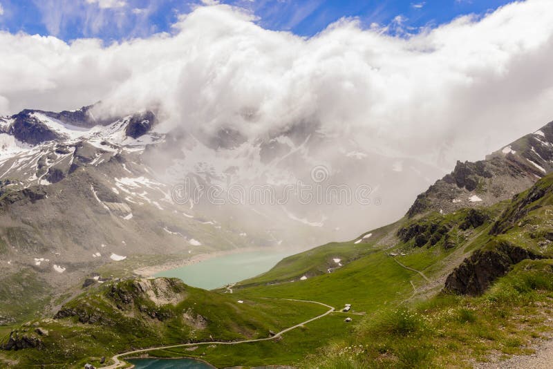 Peace in mountain stock image. Image of storm, mountains - 78173153