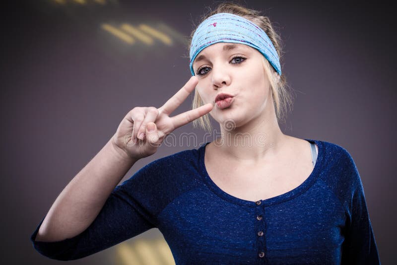 Peace out stock image. Image of background, gesturing - 25668607