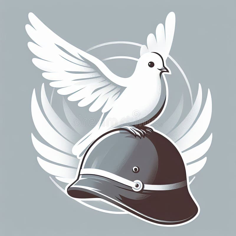 Peace Over War Graphic Concept Stock Illustration - Illustration of ...