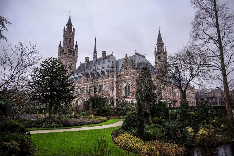 Peace palace the hague stock image. Image of exterior - 49795707