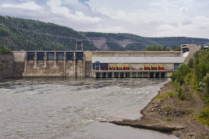 Peace River Canyon Dam stock photo. Image of concrete - 101978540