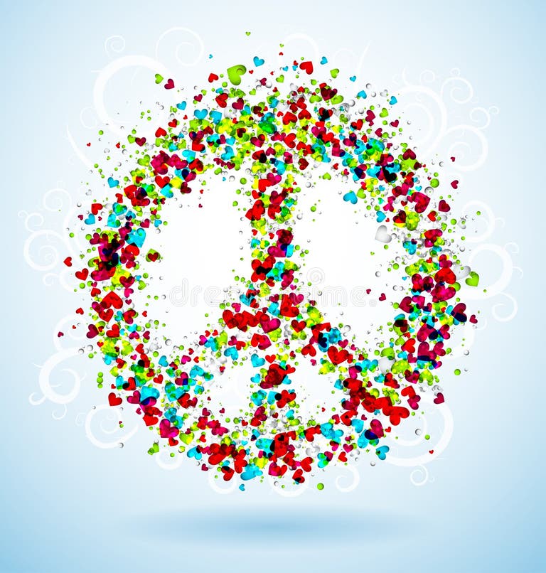 Peace Sign Circle Stock Illustrations – 16,034 Peace Sign Circle Stock ...