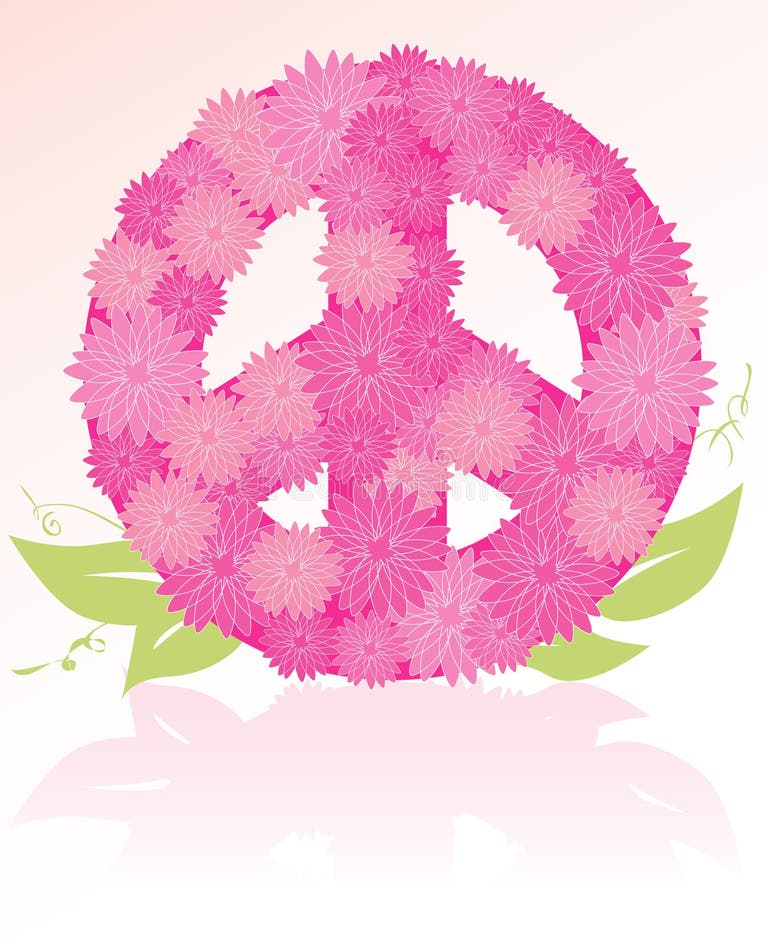 Flower Power Symbols Stock Illustrations – 1,205 Flower Power Symbols ...