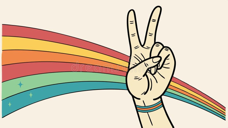 Peace Sign Hand Gesture, Symbol and Positivity for Peace and Harmony ...