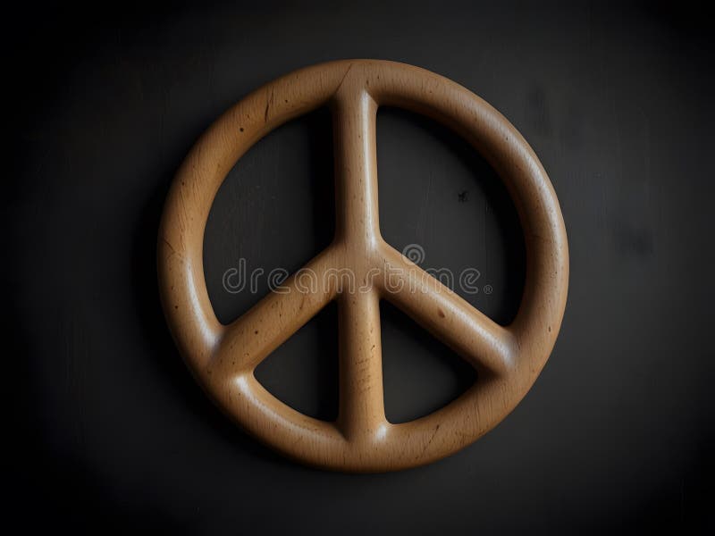 Peace Sign, Symbol of Peace and Solidarity Stock Illustration ...