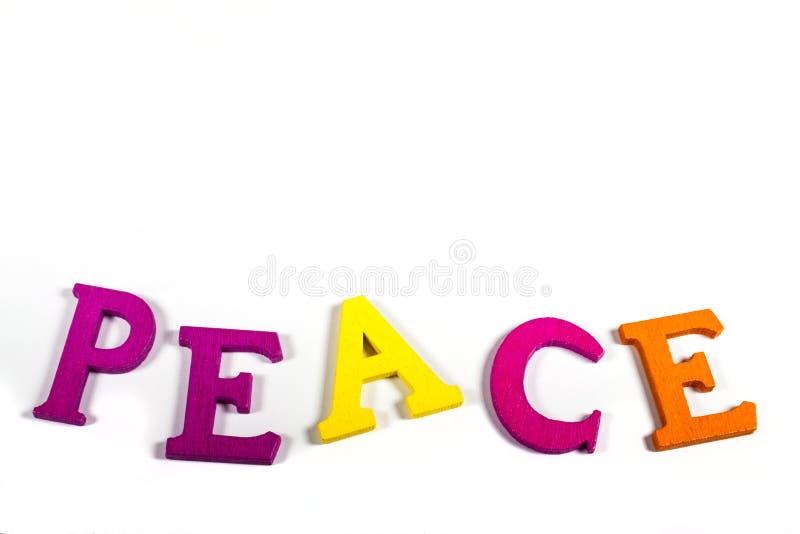 Peace stock photo. Image of love, neutrality, peace, letters - 61083638