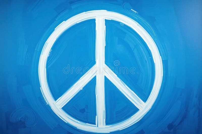 Peace Symbol Backdrop. Universal Icon for Tranquility & Harmony ...